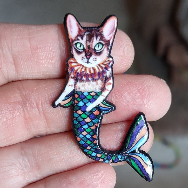 Cat Mermaid - Etsy
