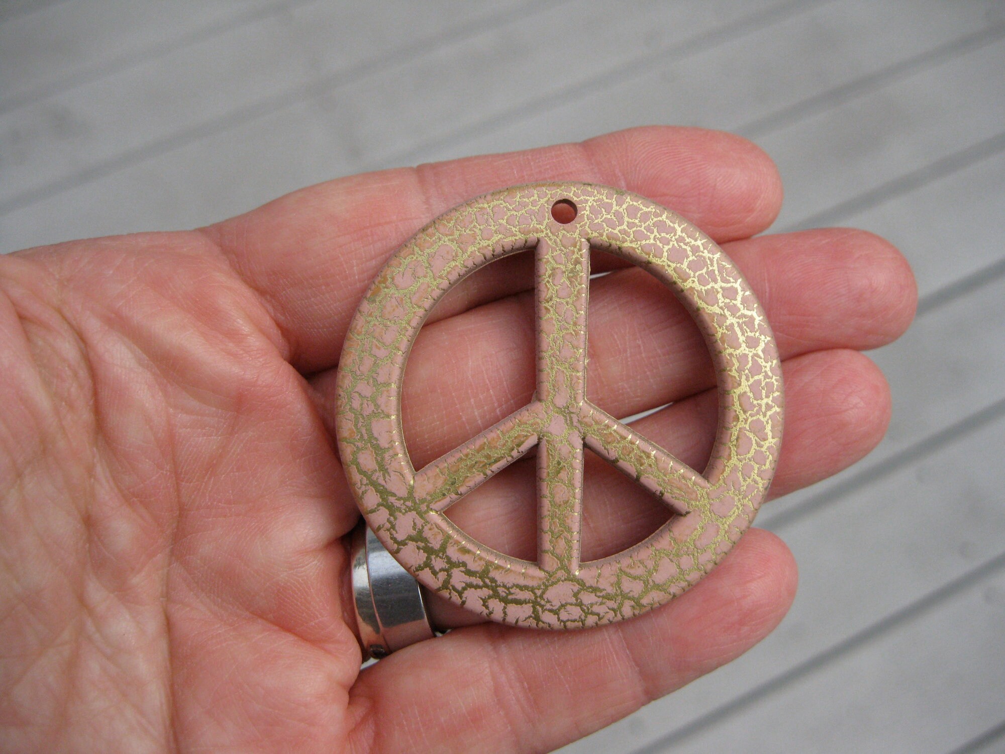 World Peace Charm Collection in Silver Tone / Pink Rose Gold - Etsy