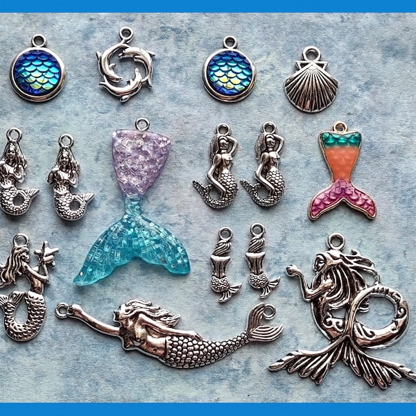 Mermaid Charms - Etsy