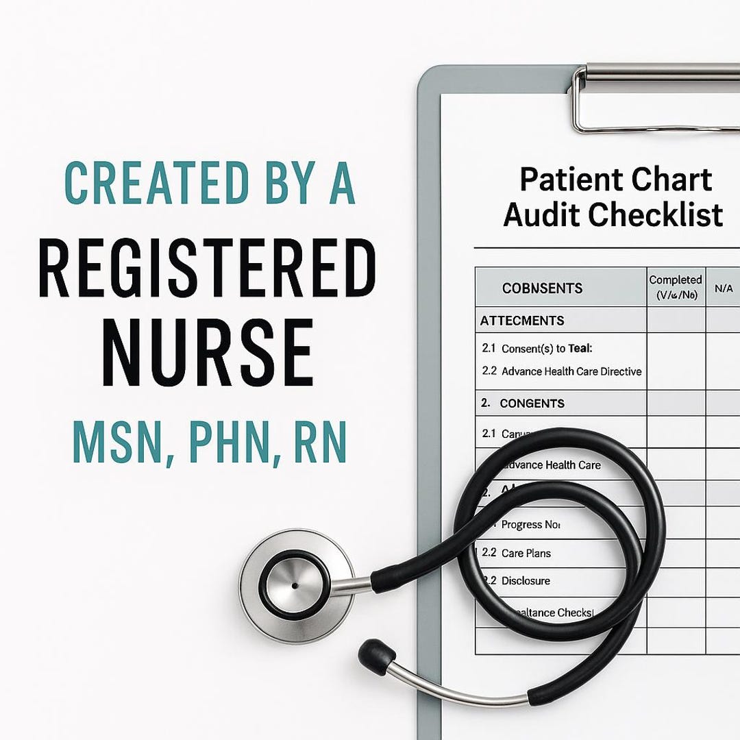 California Patient Chart Audit Checklist: HIPAA, Cal/osha, Title 22 ...