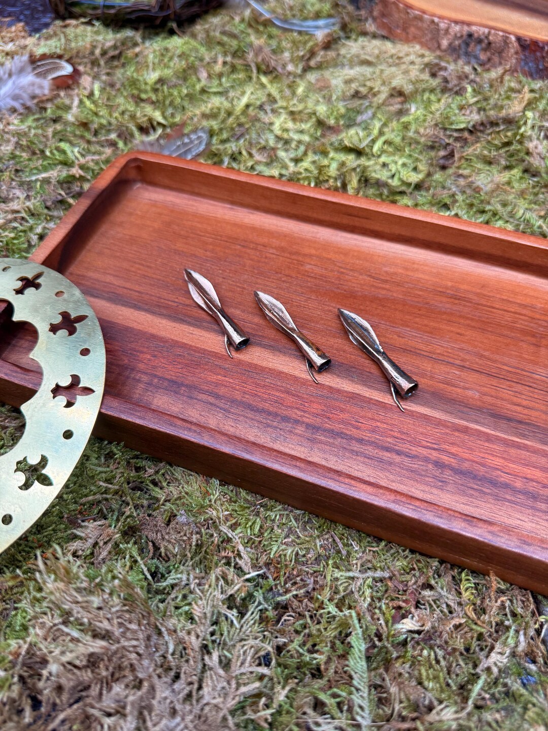 Solid Bronze Arrow Head Set - Etsy