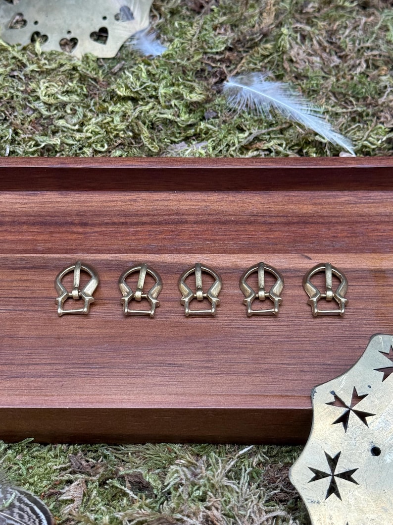 Small Brass Belt Buckles Set - Etsy