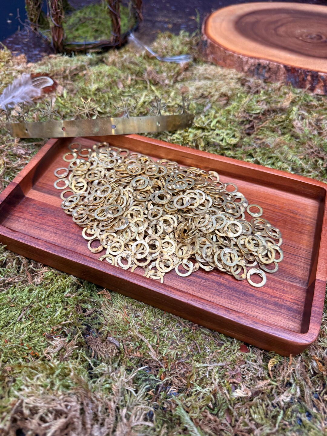 200gm Loose Brass Flat, Wedge Riveted - Etsy