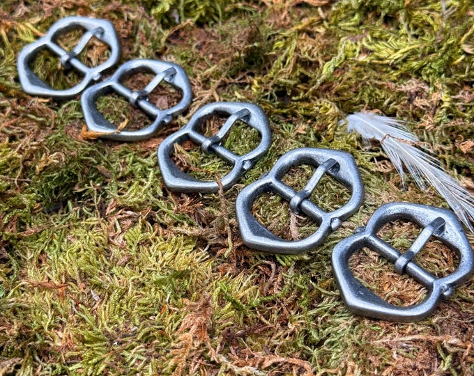 Antiques Victorian Silver Front Clear Paste Large Pair Buckle - Etsy