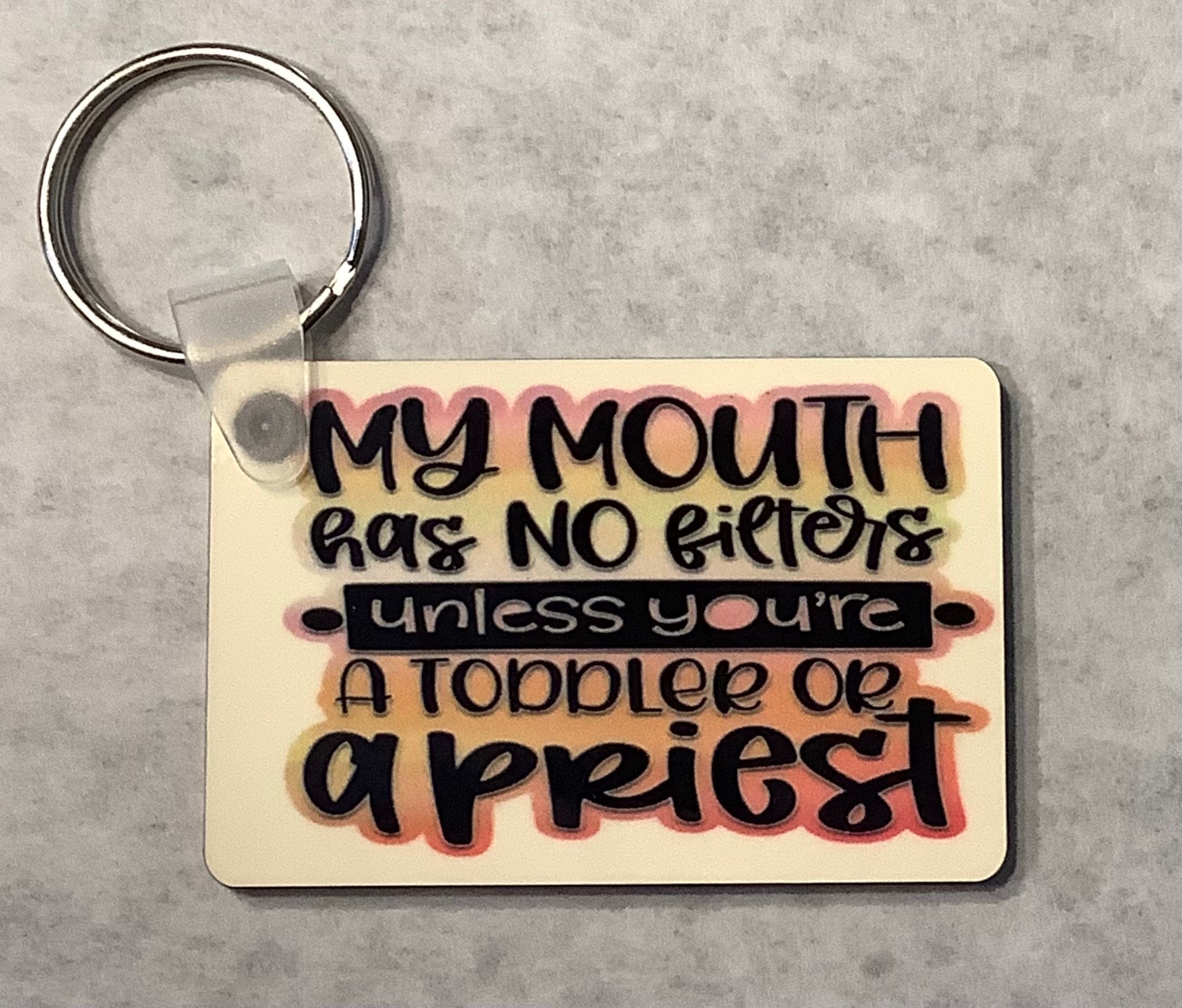 Double-sided, Sublimated Key Chains on Thick MDF medium Density ...