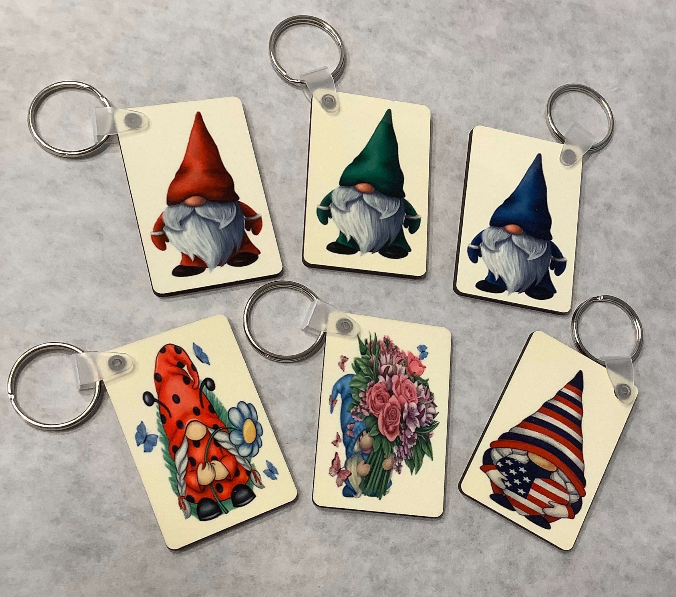 Double-sided, Sublimated Key Chains on Thick MDF medium Density ...