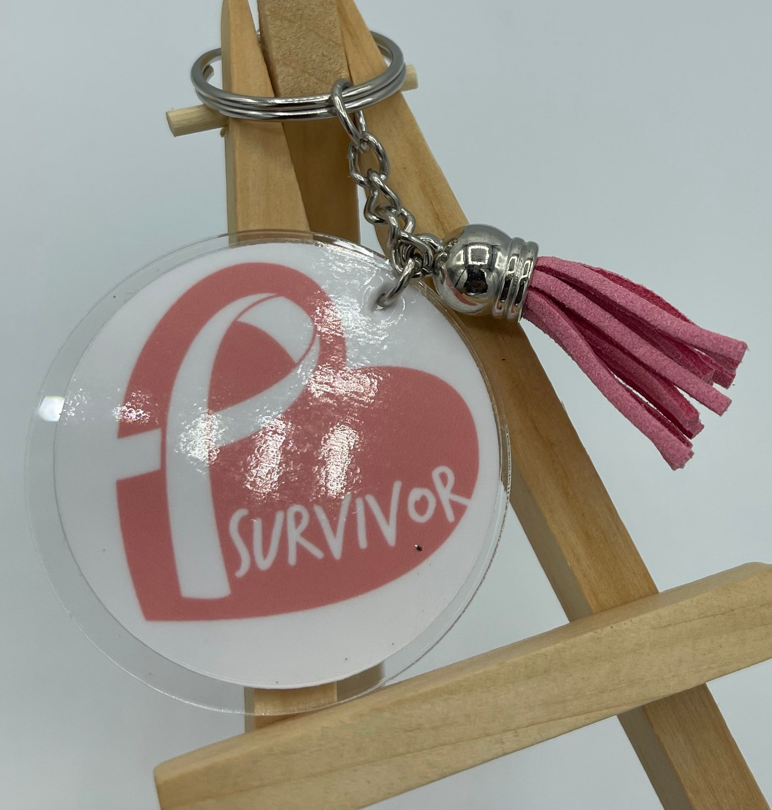 Motivational/spiritual Message Key Chains With Tassel - Etsy