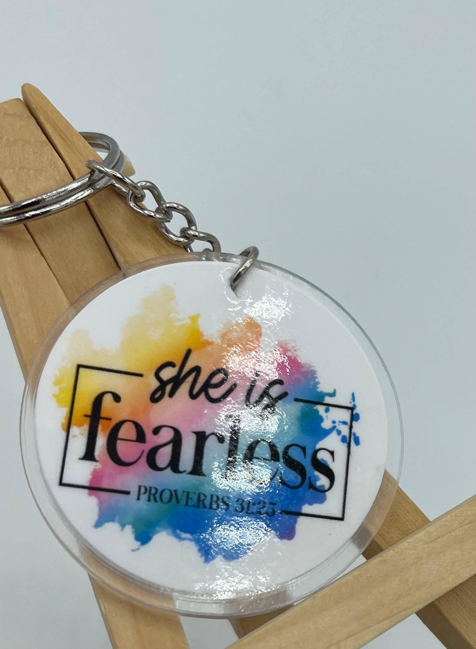 Motivational/spiritual Message Key Chains With Tassel - Etsy