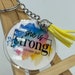 Motivational/spiritual Message Key Chains With Tassel - Etsy