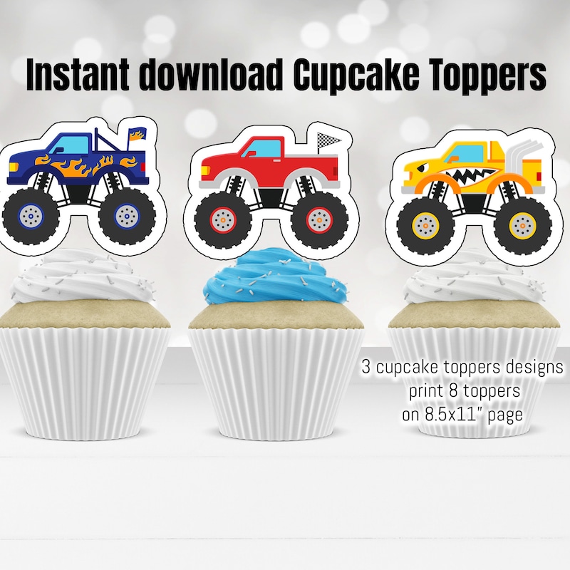Truck Cupcake Topper - Etsy