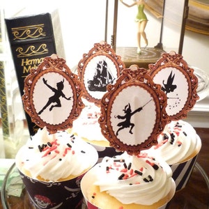 Printable Peter Pan Cupcake Toppers and Wrappers - Etsy