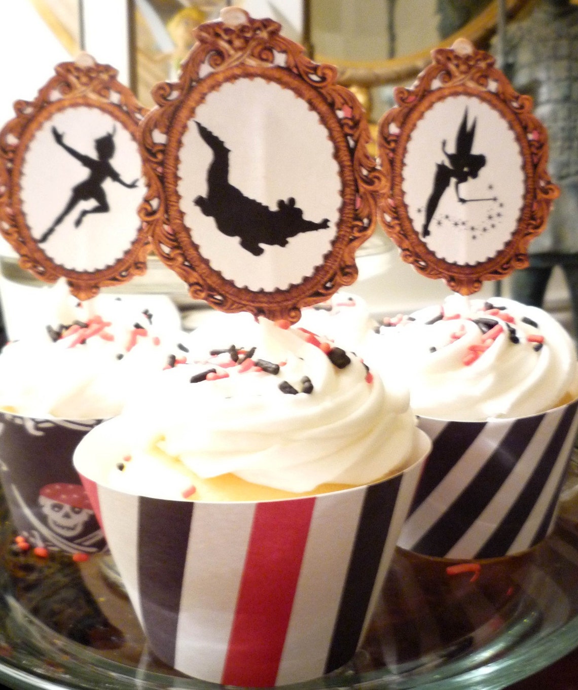 Printable Peter Pan Cupcake Toppers and Wrappers - Etsy