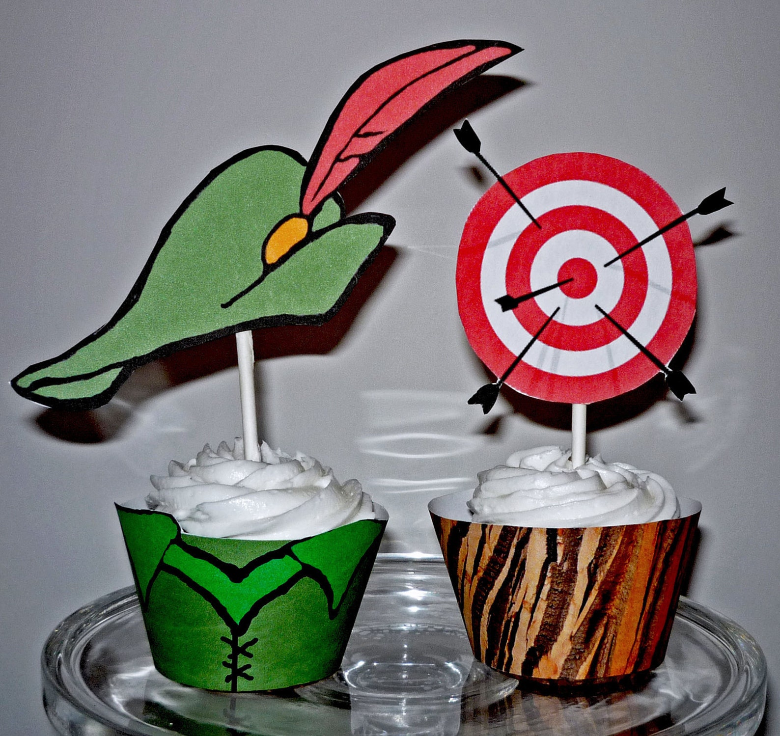 Robin Hood Instant Download Cupcake Wrappers and Toppers - Etsy