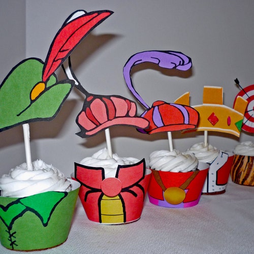 Robin Hood Instant Download Cupcake Wrappers and Toppers - Etsy