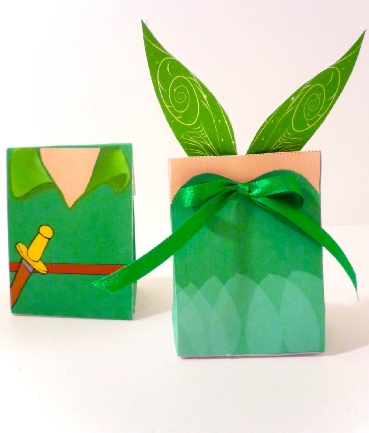 Peter Pan and Tinkerbell Instant Download Treat Boxes - Etsy