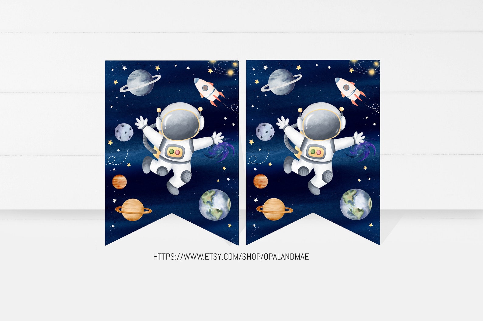 EDITABLE Space Birthday Banner, Space Birthday Party, First Trip Around ...