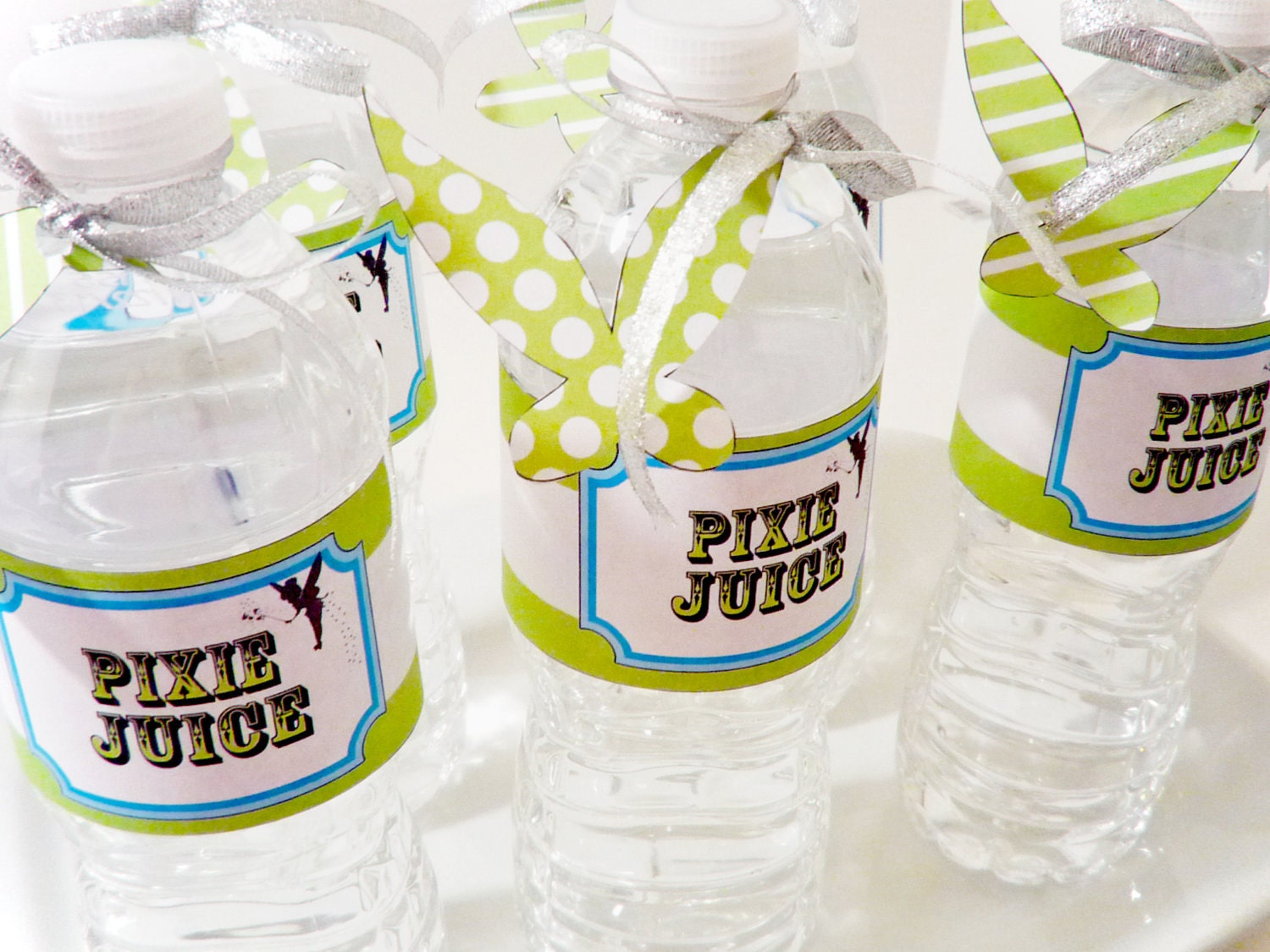 Tinkerbell Pixie Digital Party PRINTABLE DIY Birthday Drink | Etsy