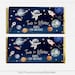 EDITABLE Outer Space Chocolate Bar Wrapper Planets Galaxy Birthday ...