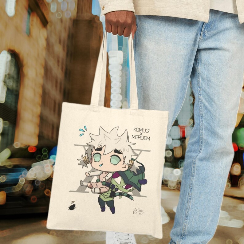Komugi X Meruem Tote Bag, Hunter X Hunter Anime Chibi Canvas Bag ...