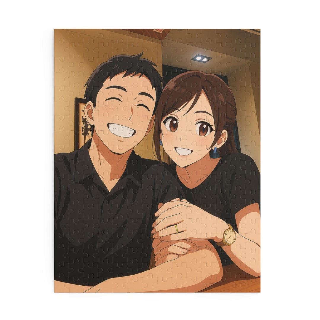 Custom Anime Jigsaw Puzzle: Family & Couples Bonding Game - Etsy