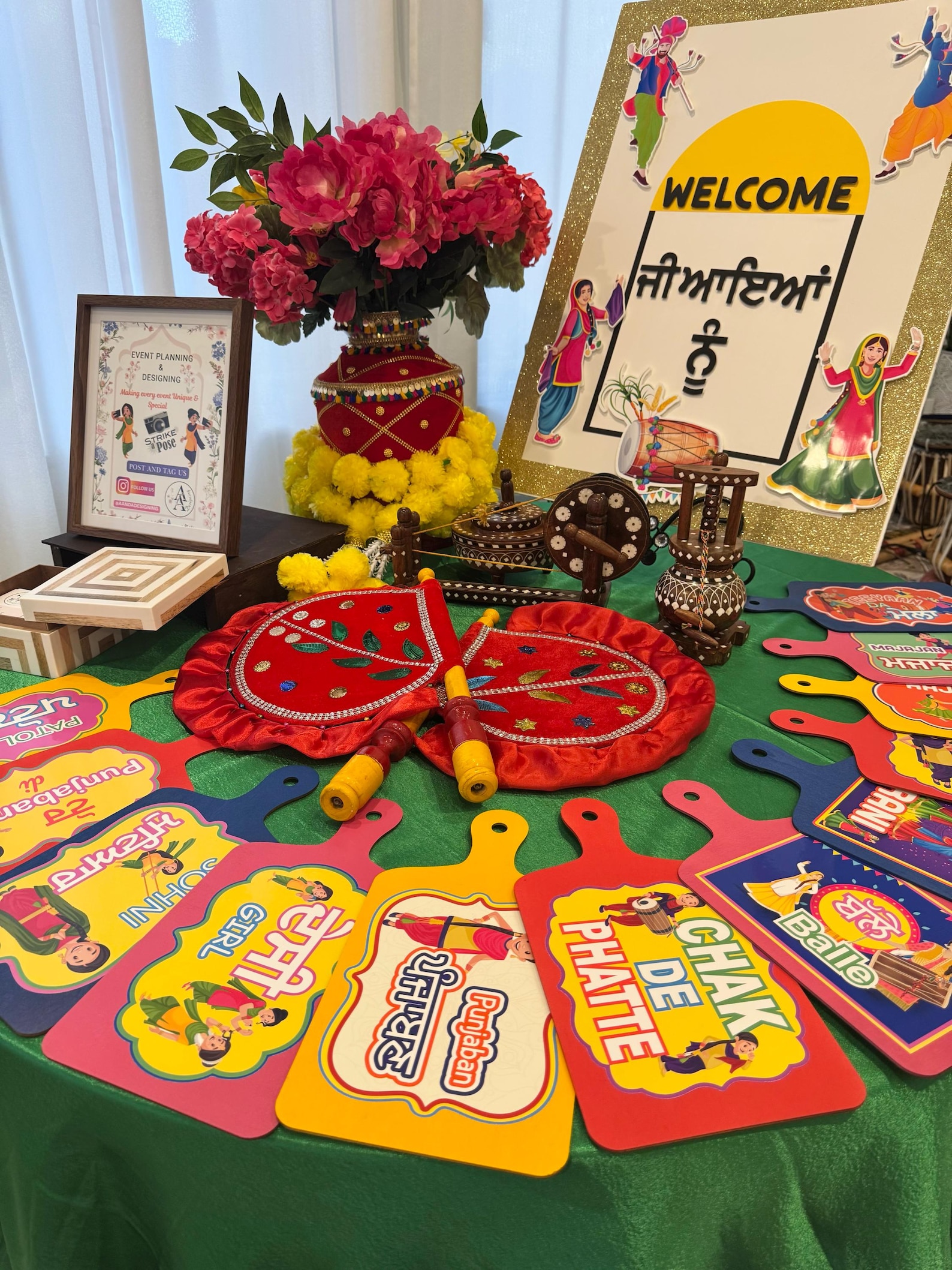 Punjabi, Wedding, Sangeet, Mehndi, Dholki, Jago Party Photo Props - Etsy