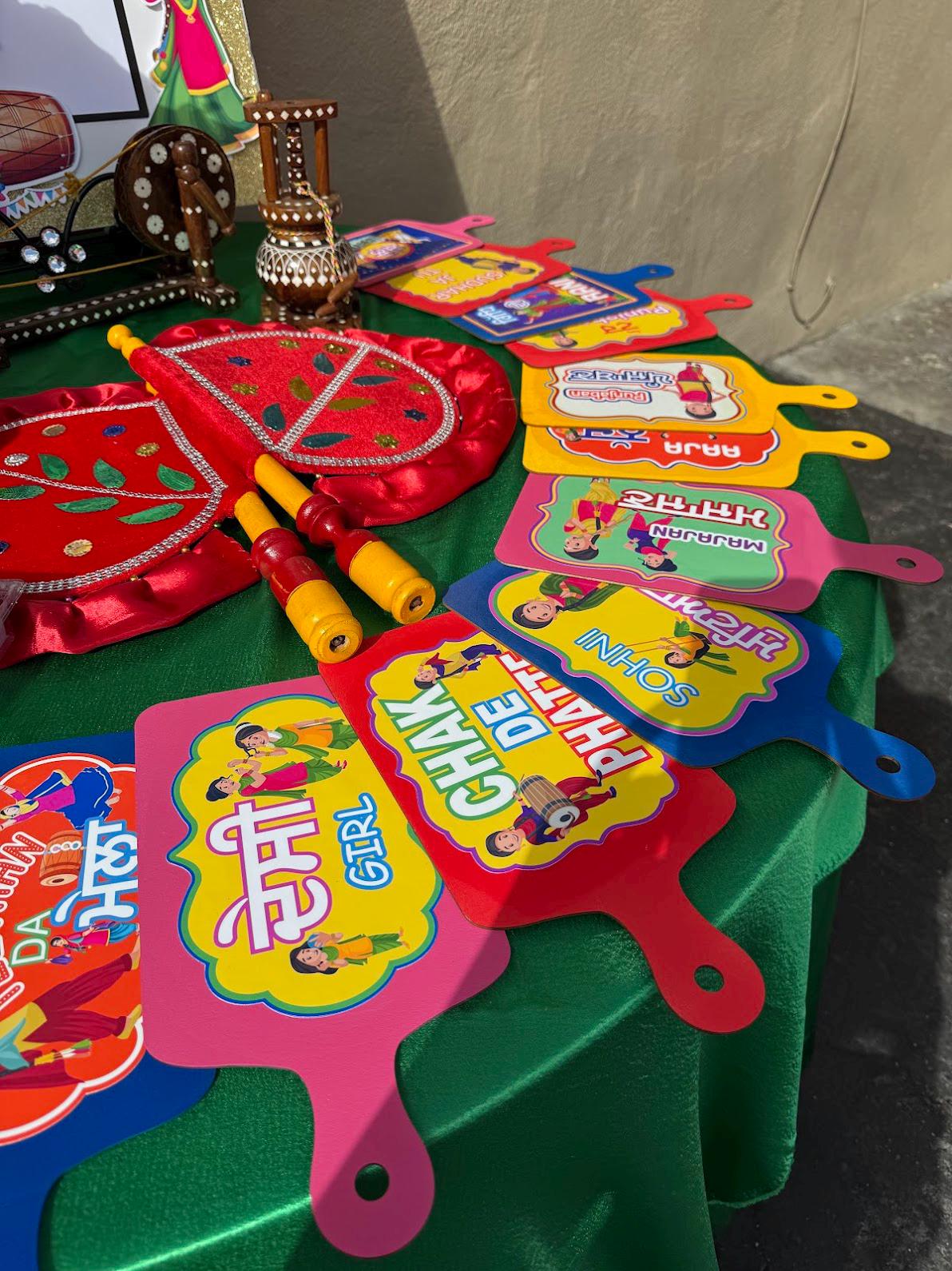 Punjabi, Wedding, Sangeet, Mehndi, Dholki, Jago Party Photo Props - Etsy