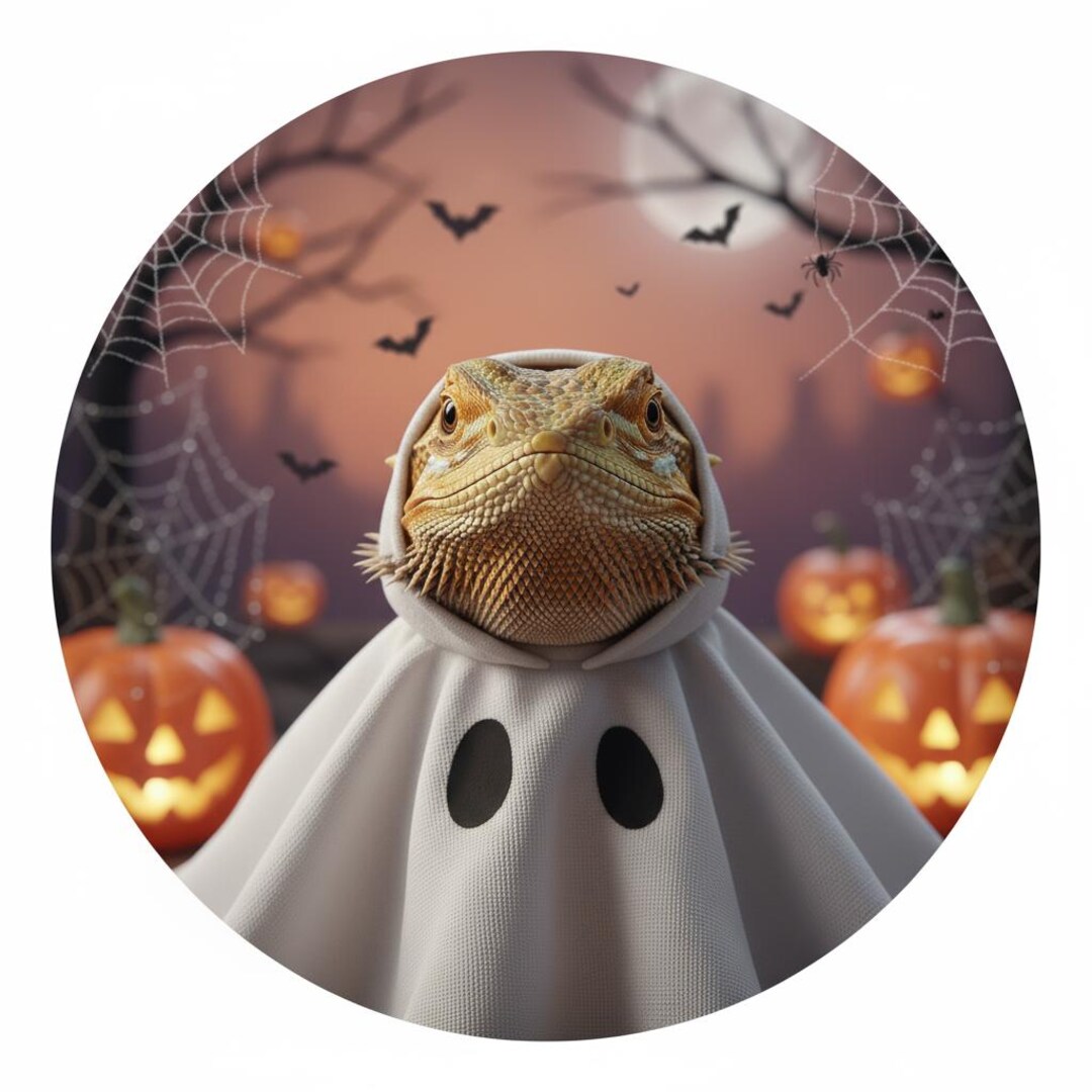 Bearded Dragon HALLOWEEN Party Printables - Invitations, Thank You ...