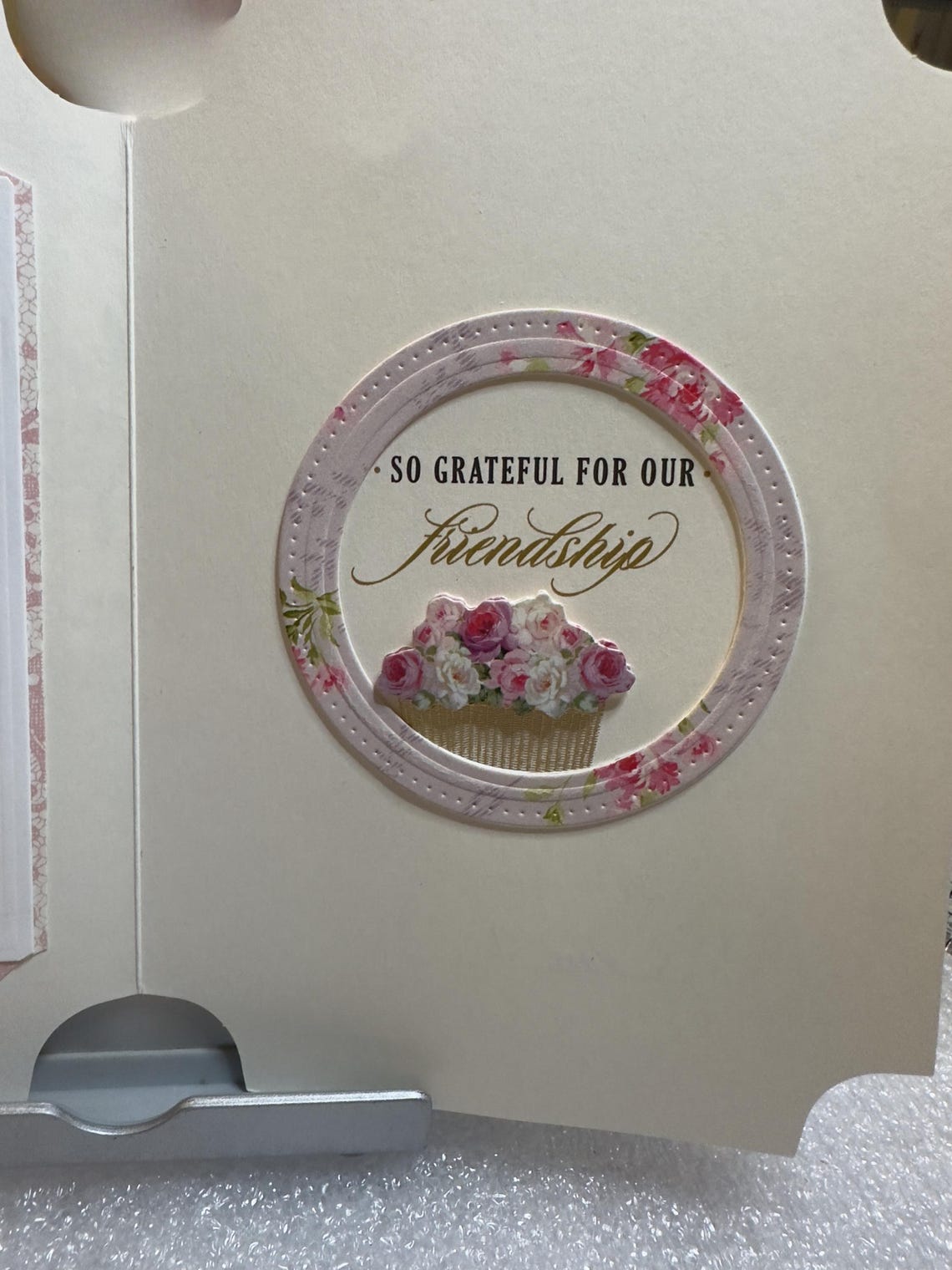 Sweet 3D Flower Cart Card With Elegant Details - Etsy