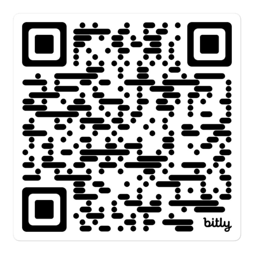 Clear-cut QR Code Sticker - Etsy