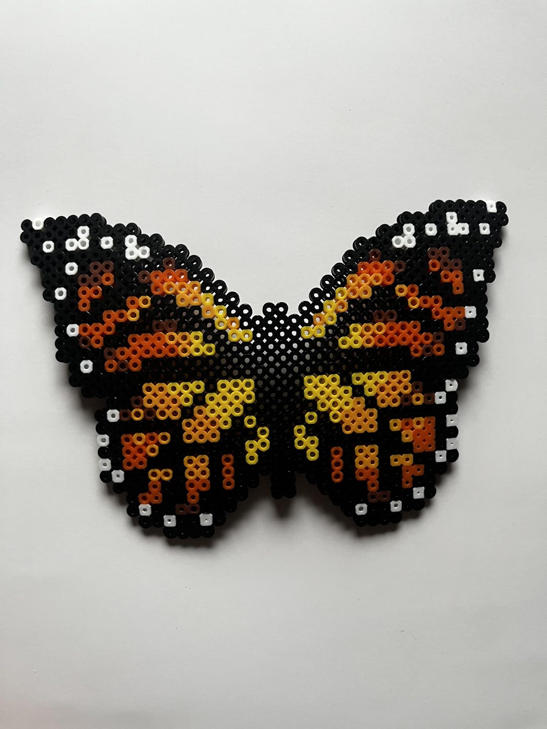 Handmade Monarch Butterfly Perler Bead Wall Art – Pixel Decor - Etsy