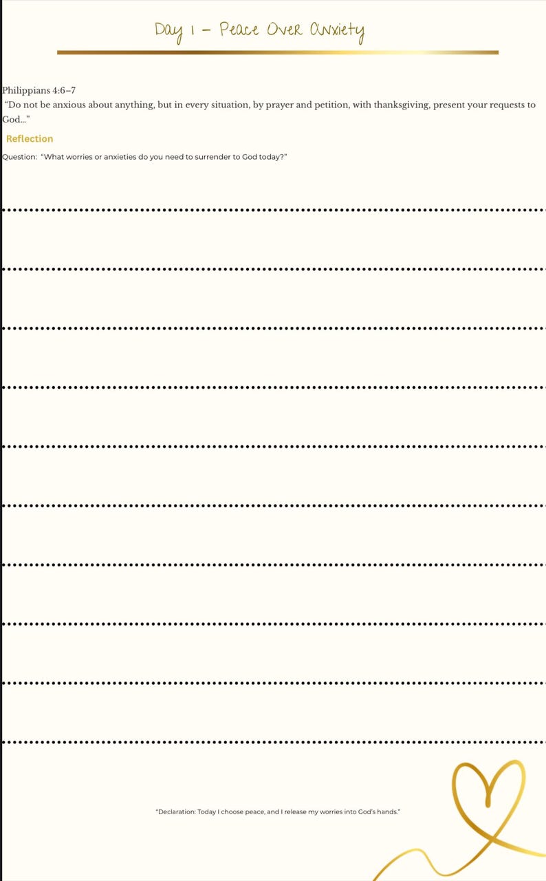 7 Days of Breakthrough Prayers | Printable Prayer Journal | Christian ...