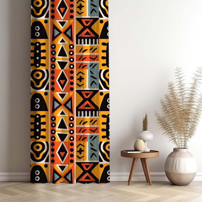 African Curtains - Etsy