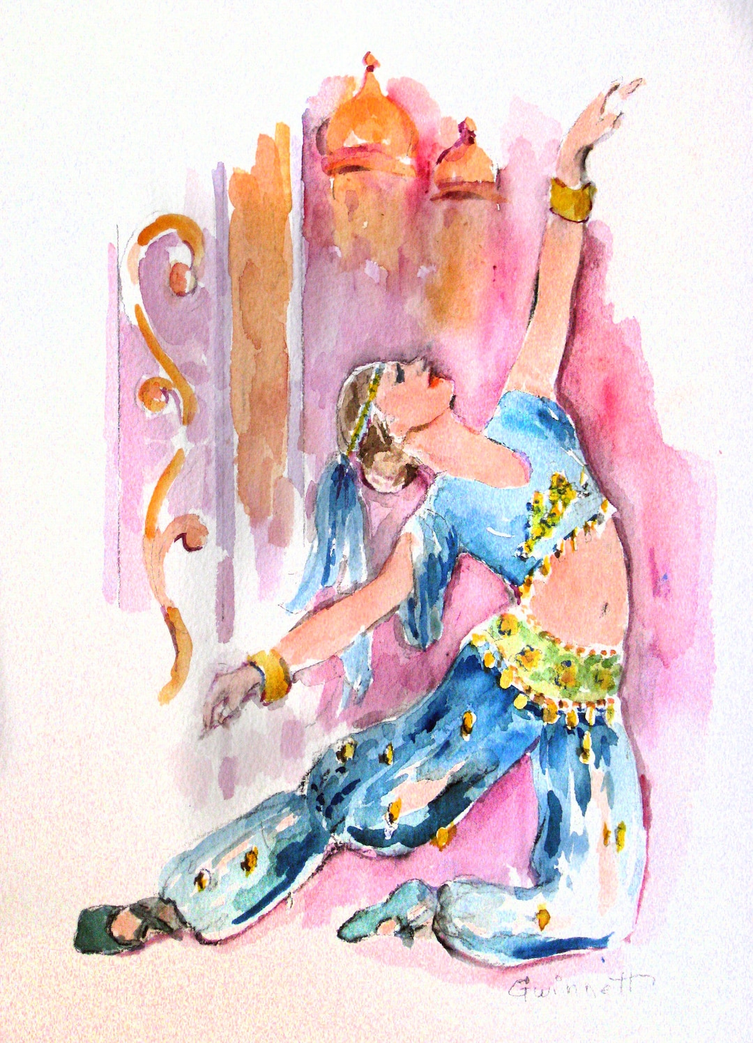 Nutcracker Arabian Original Watercolor - Etsy