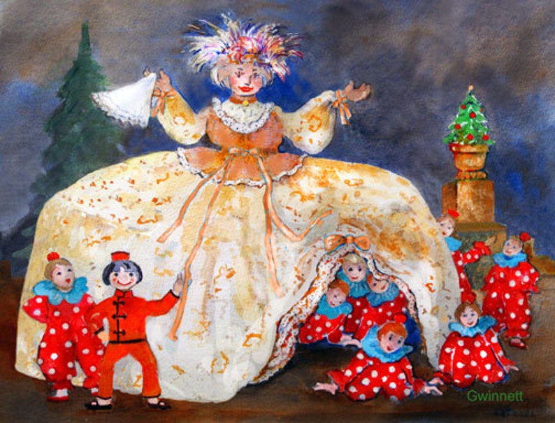 Nutcracker Mother Ginger and Her Children - Etsy