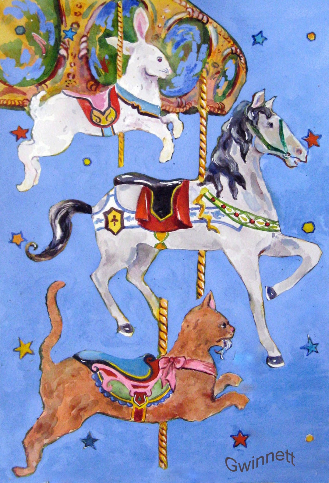 Dentzel Carousel Animals - Etsy