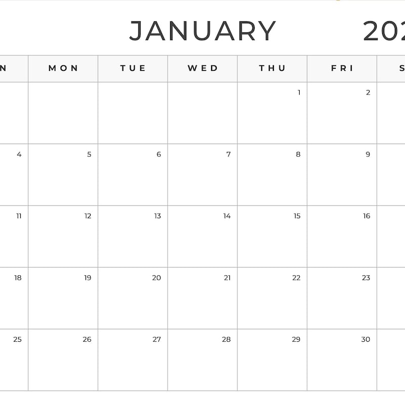 2026 Calendar Organiser - Etsy UK