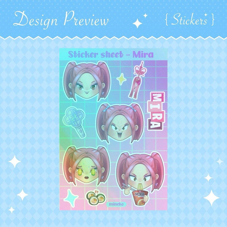 Kpop Demon Hunters HUNTRIX || Sticker Sheet - Etsy