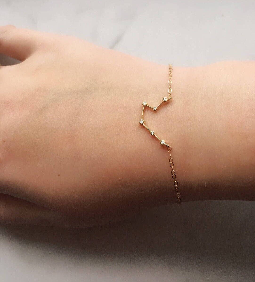 Celestial Skies Zodiac Bracelet Constellation Bracelet - Etsy