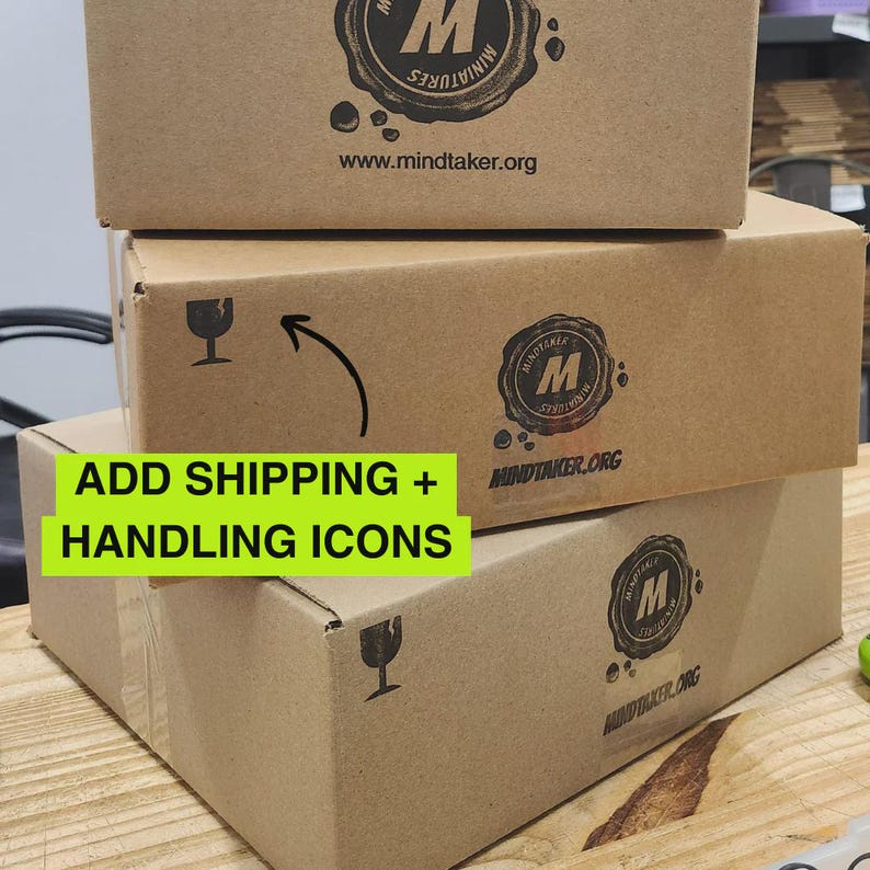 100 Pack - 10x8x6 Boxes – Custom Shipping Boxes – Kraft Packaging for ...