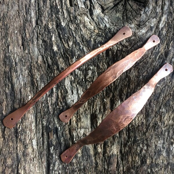 Copper Cabinet Pulls - Etsy