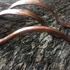 Hand Forged Solid Copper Drawer Pulls | Etsy