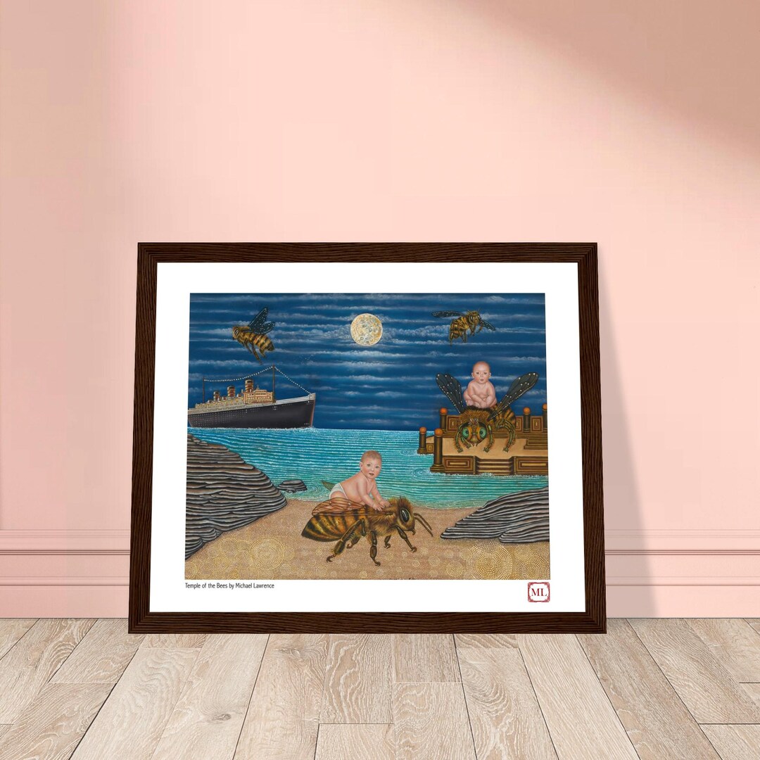 Temple of the Bees Wooden Framed Poster - Etsy