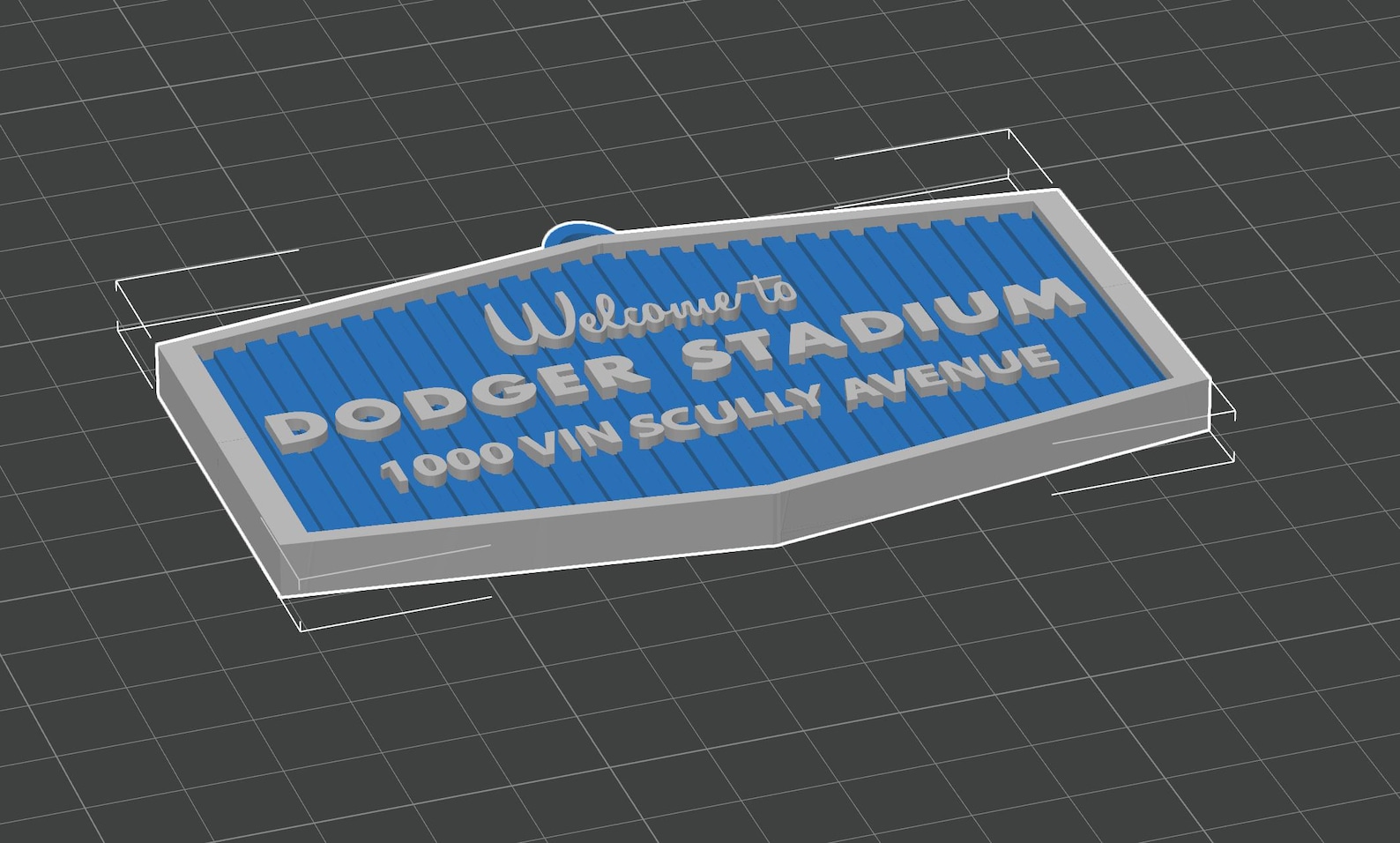 Welcome to Dodger Stadium Ornament Digital STL File Only - Etsy