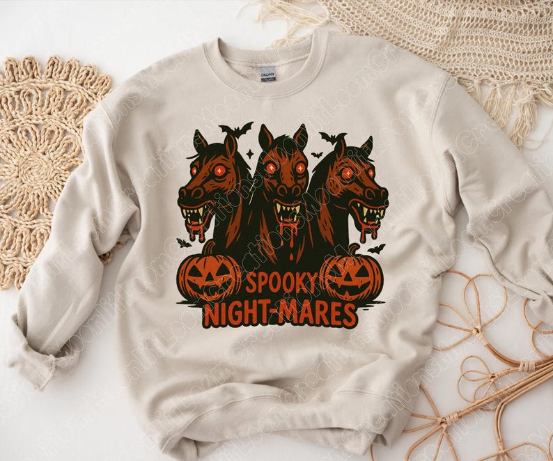 Vampire Horses PNG, Spooky Night-mares Sublimation Design, Halloween ...