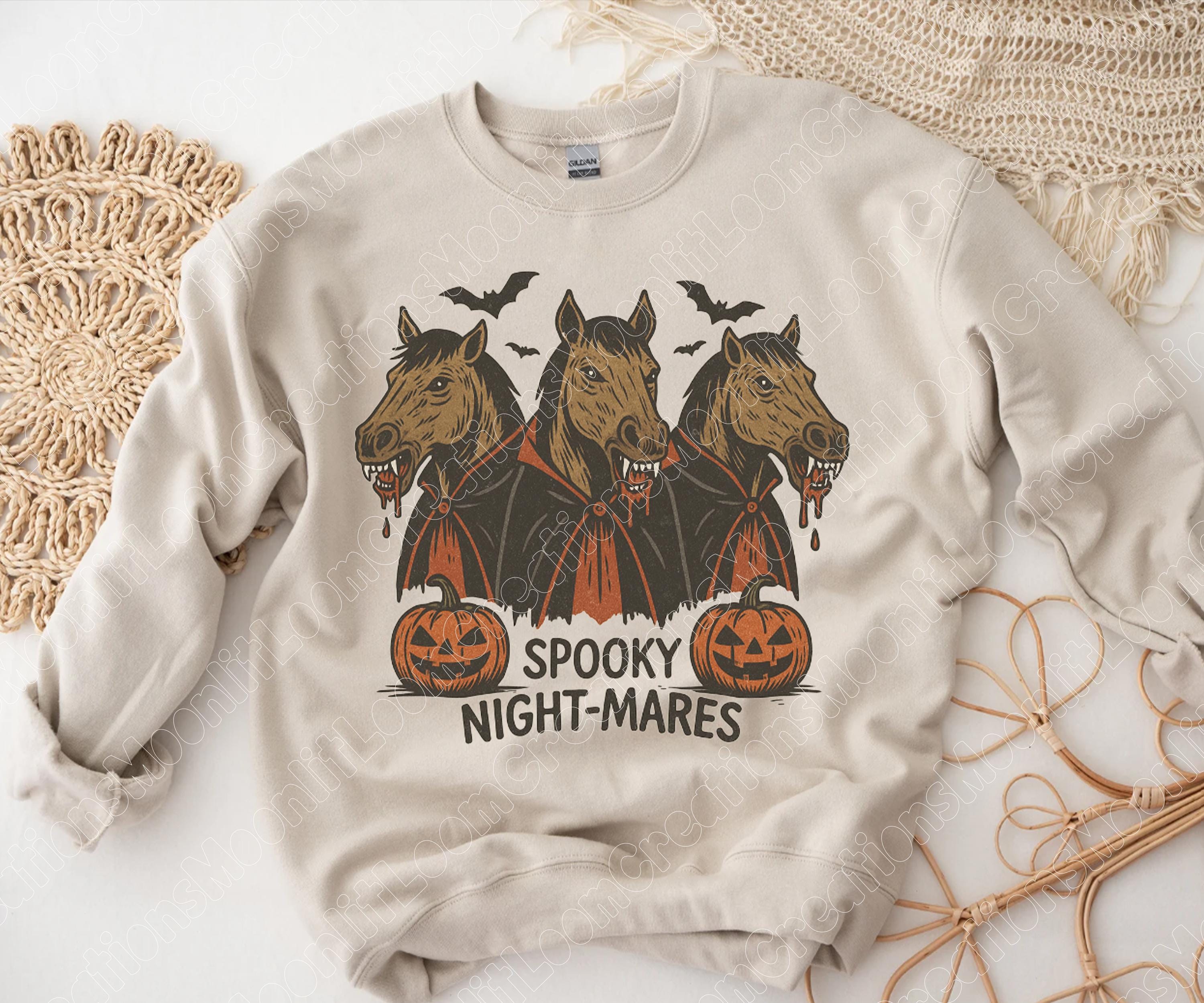 Vampire Horses PNG, Spooky Night-mares Sublimation Design, Halloween ...