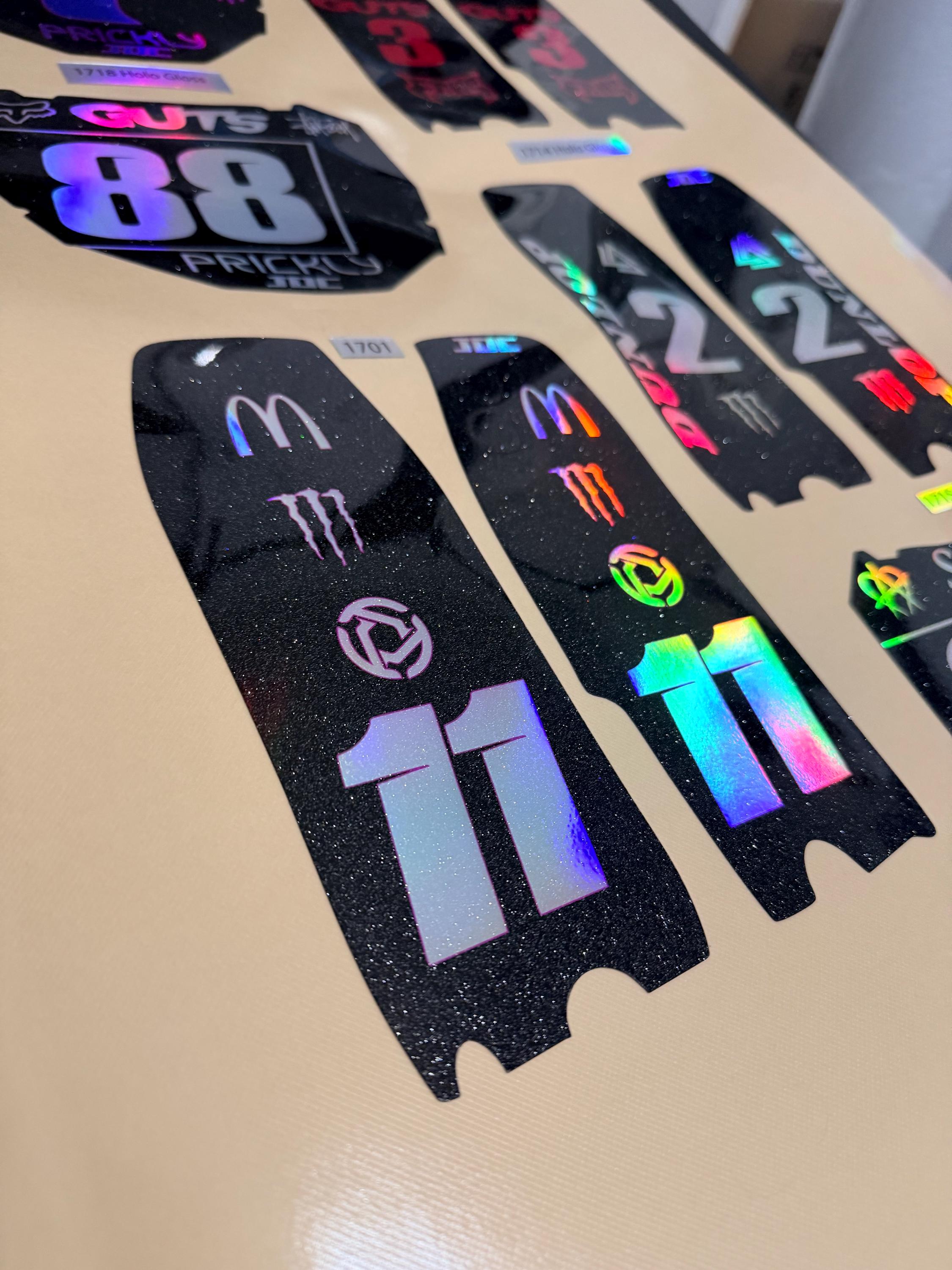 Tuttio Fork Guard Decals!! - Etsy