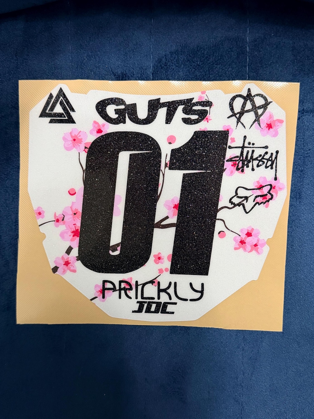 Limited Edition Custom ODI Plate DECAL With Substance Vinyl and ...