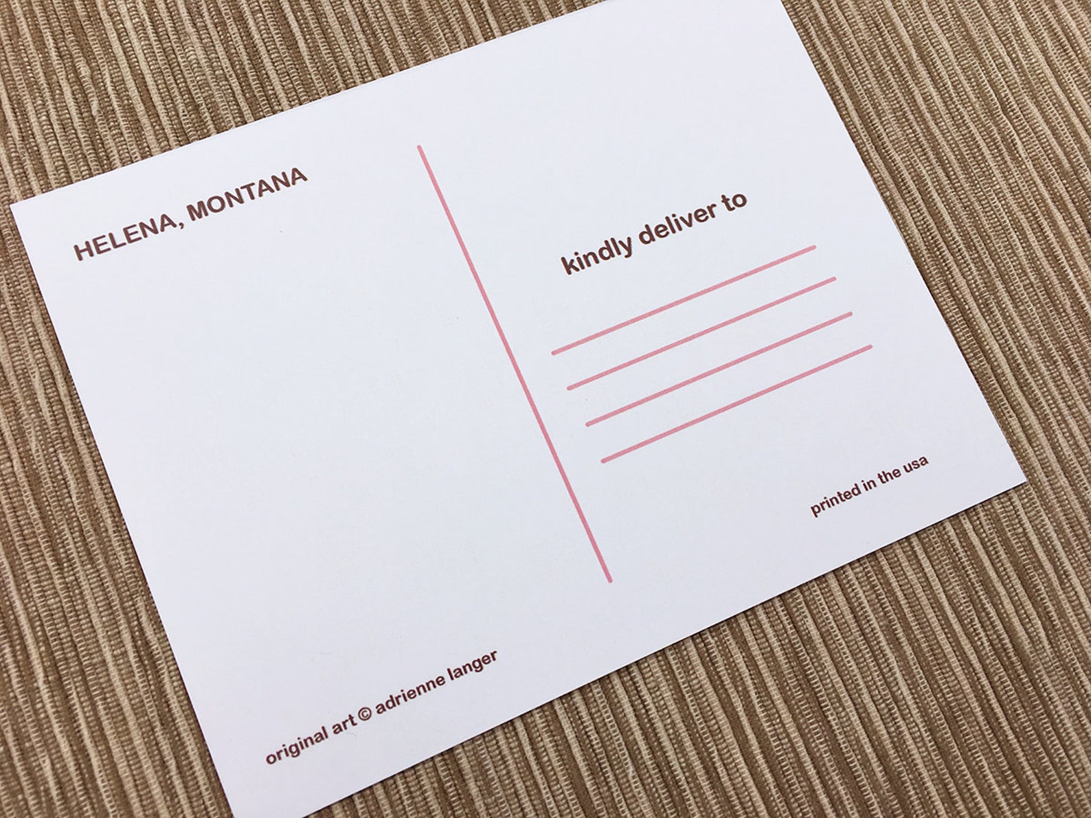 Welcome to Helena Montana, Helena Postcard, Single Montana Postcard - Etsy