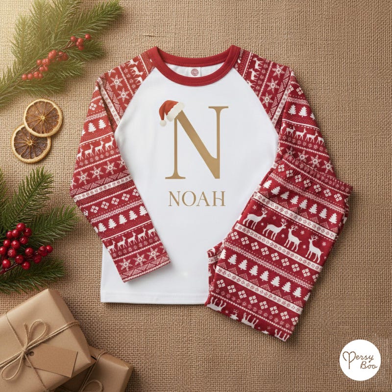 Personalized Christmas Pajamas - Etsy UK