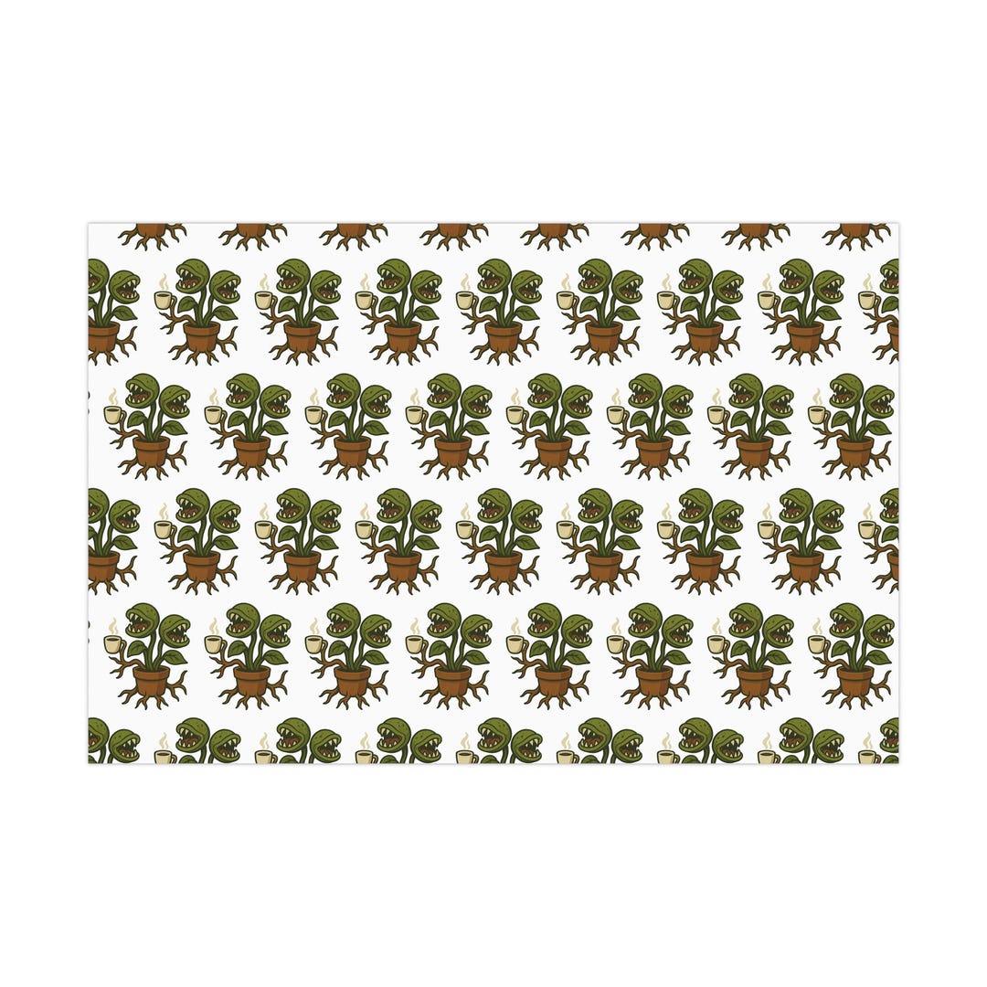 Whimsical Plant Gift Wrap Papers - Eco-friendly Wrapping for Holidays ...